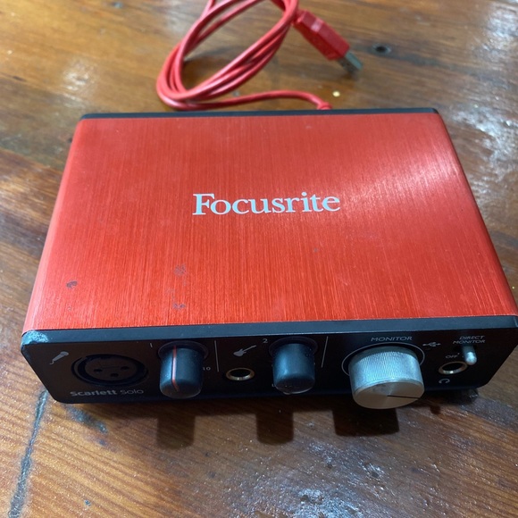 foucsrite | Other | Focusrite Scarlett Solo Usb Audio Interface 2nd Gen No Software | Poshmark